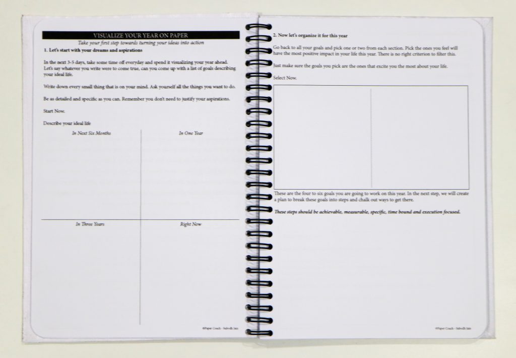 Paper Coach White Half Yearly Planner | Subodh Jain